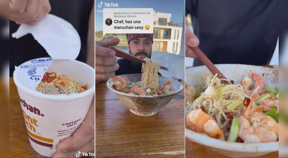 TikTok viral: chef convierte sopa Maruchan en platillo gourmet y sorprende con el resultado ...