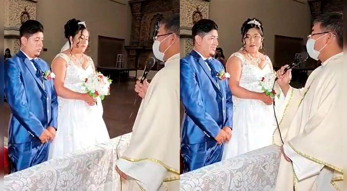 TikTok viral | Novio sorprende a sacerdote tras afirmar que es obligado a casarse en plena ...