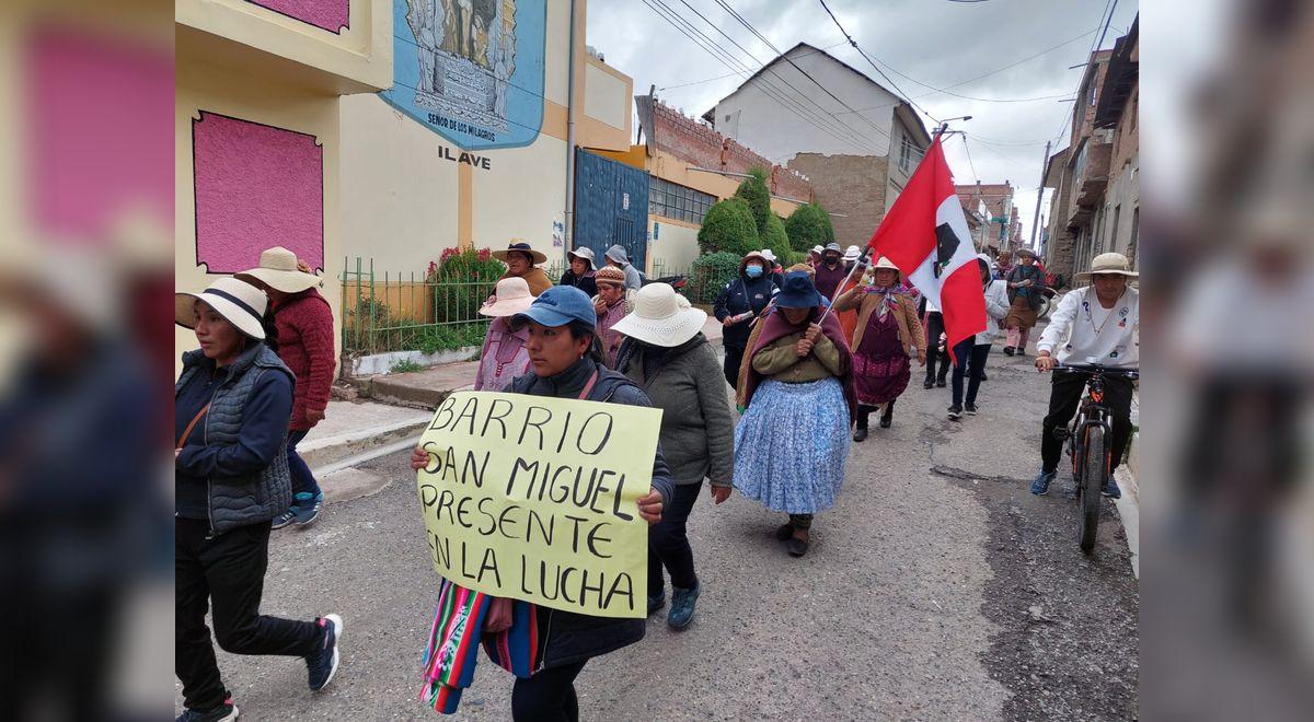 Manifestantes se pronuncian por protestas en Puno: “Estamos cansados ...