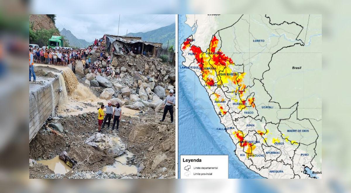 Lluvias en Perú: ¿en qué provincias y regiones se alertan posibles ...