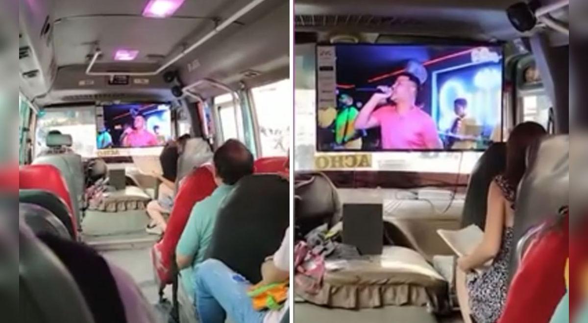 TikTok viral | Conductor de ‘micro’ instala TV de 40 pulgadas y ofrece servicio VIP: “Así da ...