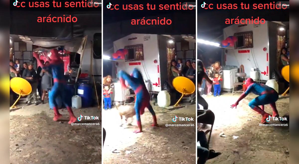 TikTok viral | “Usó su sentido arácnido”: hombre disfrazado de ...