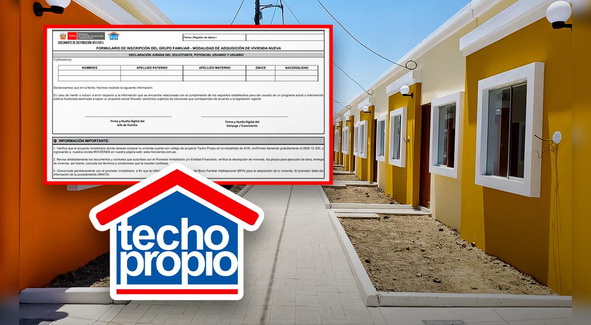 Bono Techo Propio inscripciones: ¿dónde me inscribo para acceder al ...