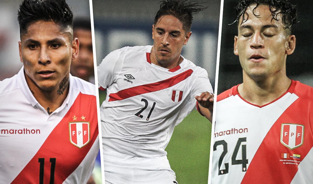 Selección Peruana: Jean Pierre Rhyner, Claudio Pizarro, Raúl Ruidiaz y ...