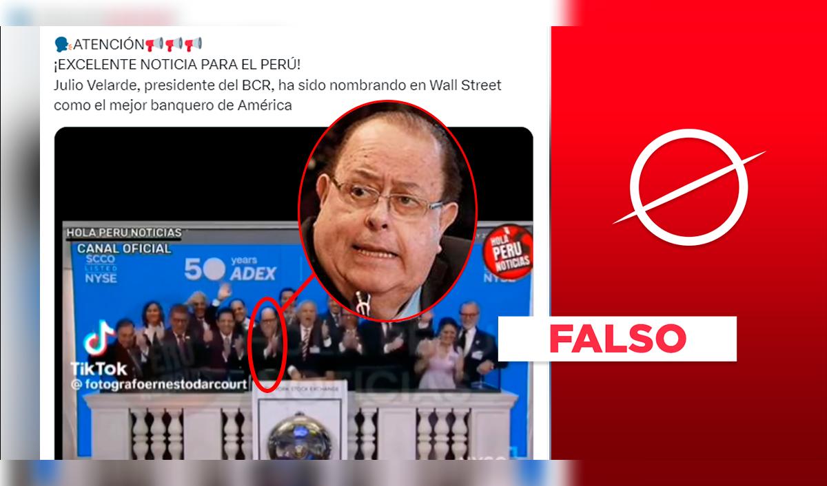 Julio Velarde: Wall Street no lo ha premiado como el mejor banquero de ...