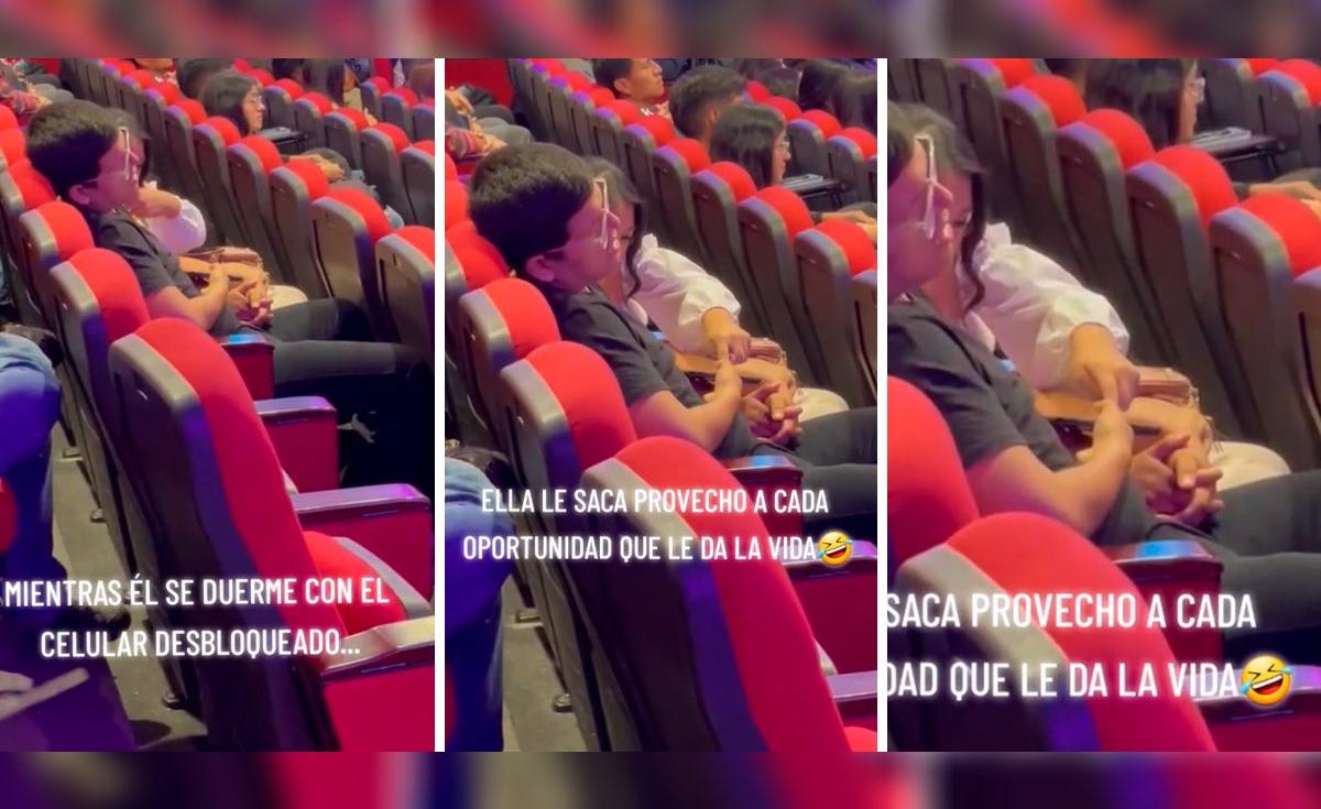 TikTok viral | Joven se queda dormido en el cine y su pareja tiene ...
