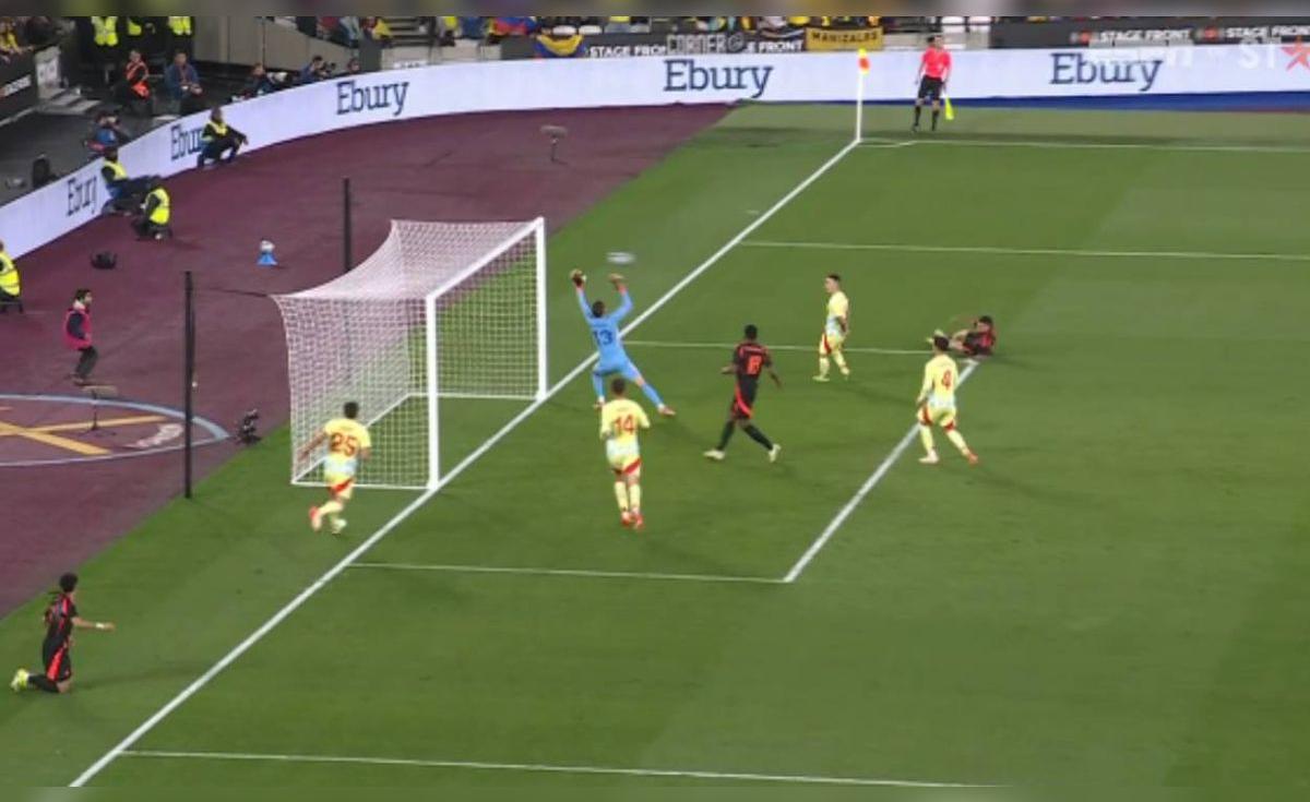 Colombia con Luis Díaz y James Rodríguez: venció 1-0 a España por fecha ...