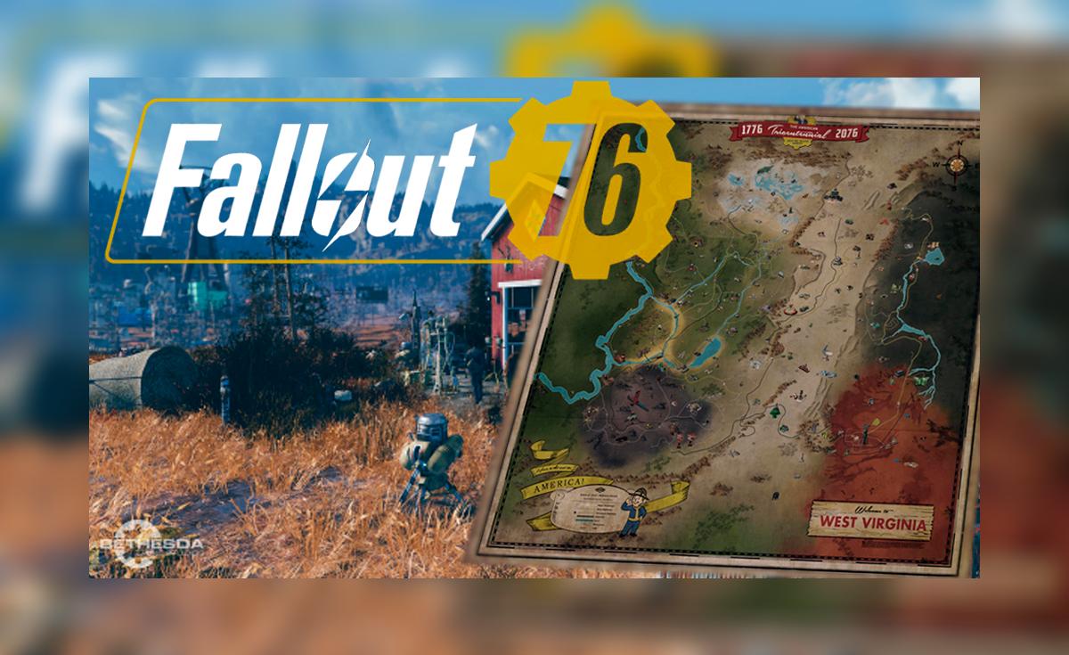 Fallout 76 nuevo mapa revelado | Foto | Bethesda | PS4 | Xbox One ...