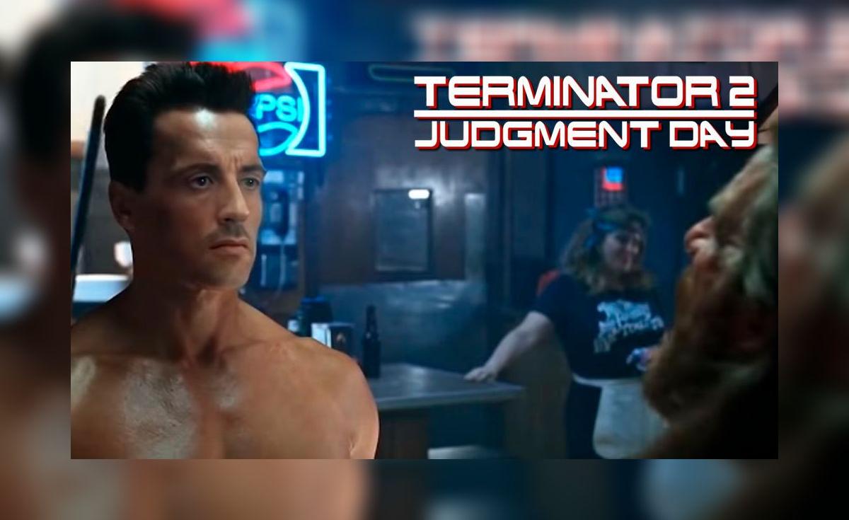 Terminator 2: recrean escenas con Sylvester Stallone como protagonista ...