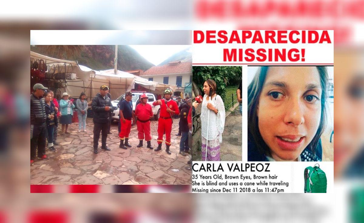 Cusco: Todo Pisac une fuerzas para buscar a turista Carla Valpeoz I ...