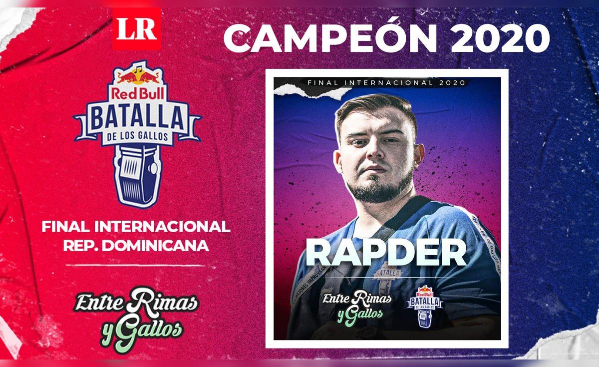 Rapder gana la Final Internacional Red Bull 2020 y se convierte en el ...