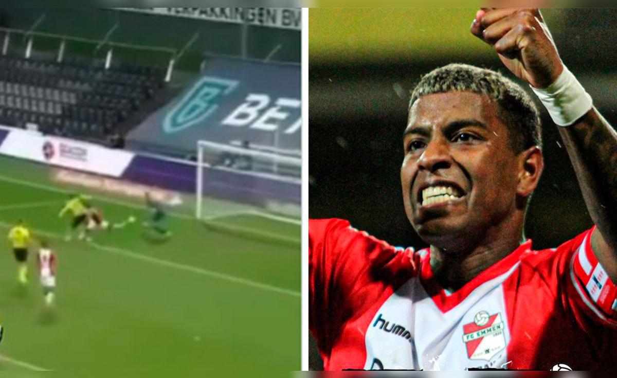 Miguel Araujo marcó gol luego de 9 meses y le dio un triunfazo de último minuto al Emmen | NVB ...