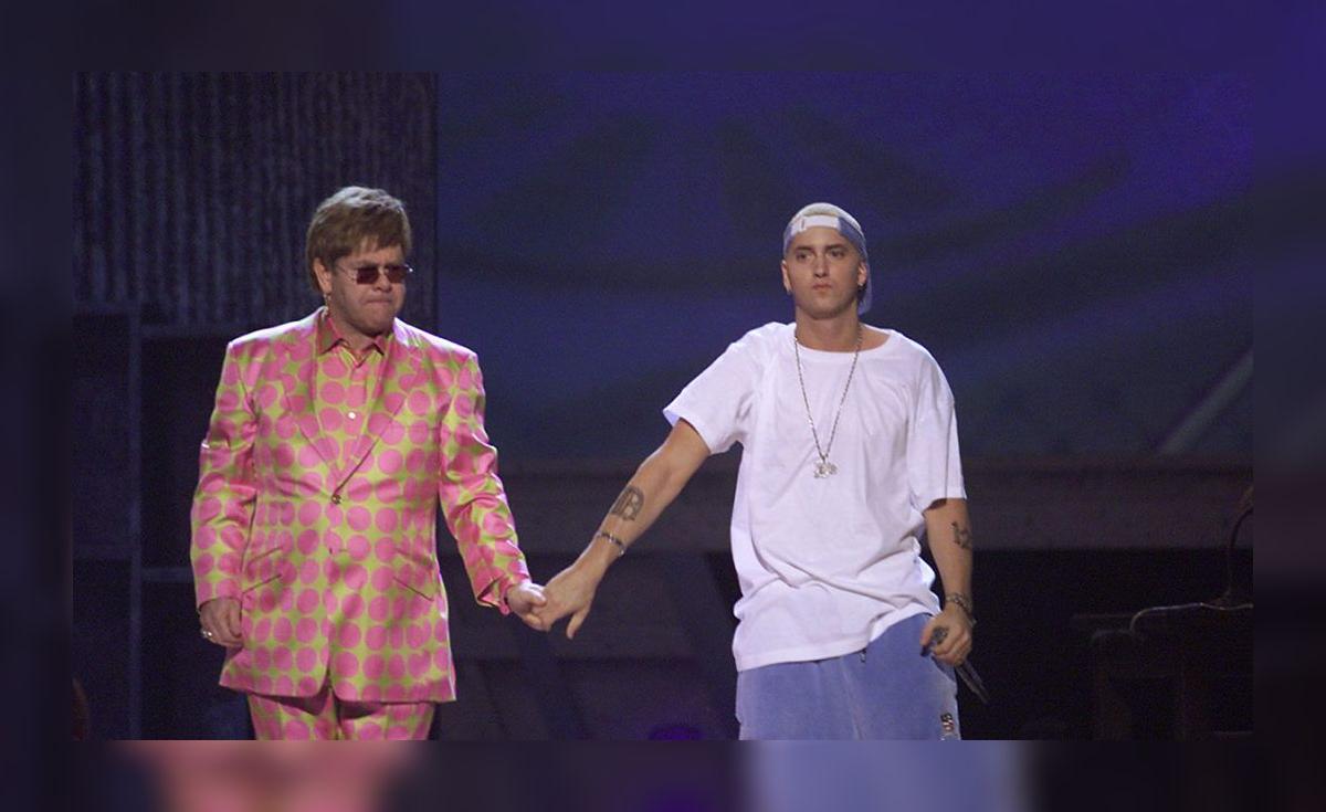 La vieja amistad de Eminem y Elton John que salvó al rapero de morir ...