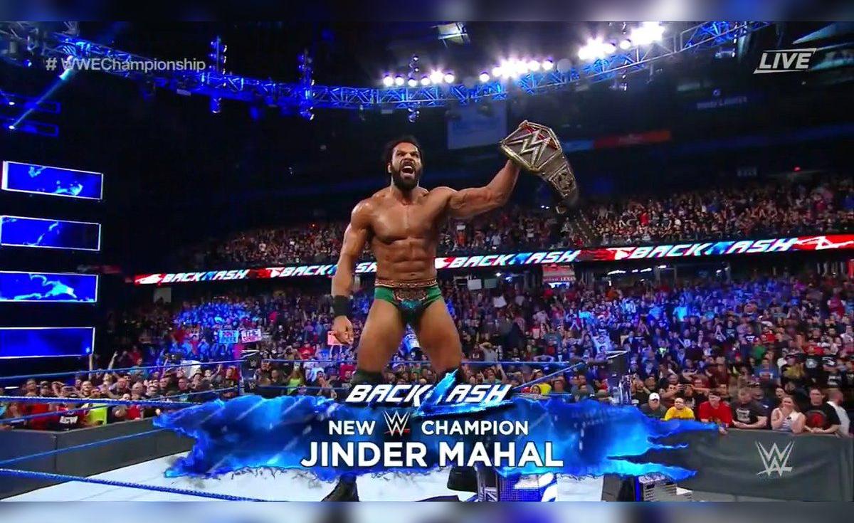 WWE Backlash 2017: ¡Jinder Mahal es el nuevo campeón mundial ...