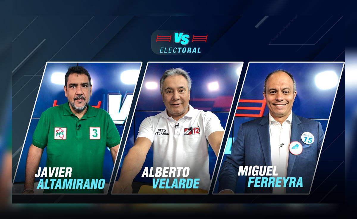 Elecciones 2020 | Javier Altamirano, Alberto Velarde y Miguel Ferreyra ...