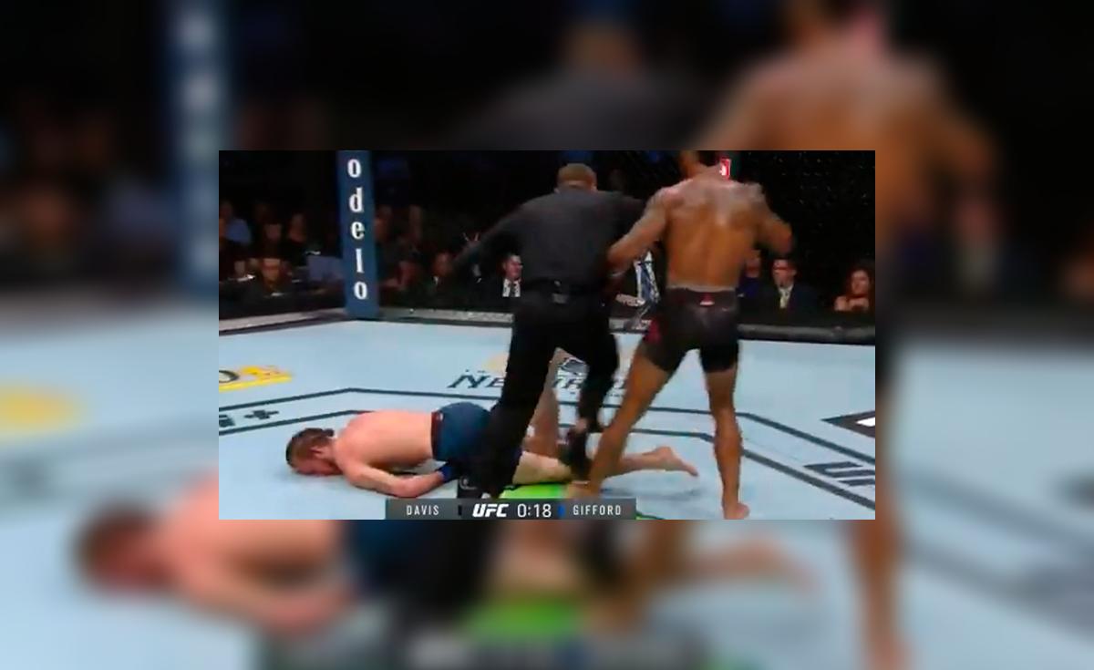 Youtube | UFC: Mike Davis deja en la lona a su rival con impactante ...
