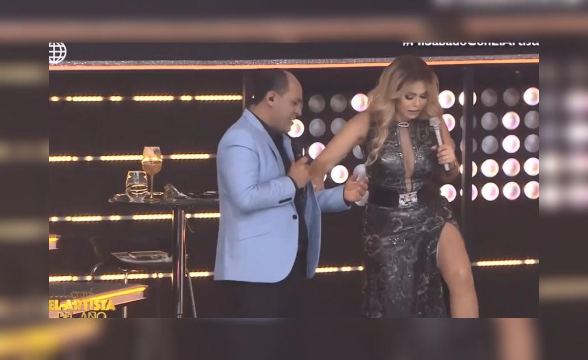 El artista del año: compañero de Gisela Valcárcel tiene terrible caída ...