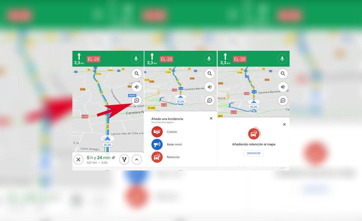 Google Maps: así puedes reportar incidencias de tráfico en la ...
