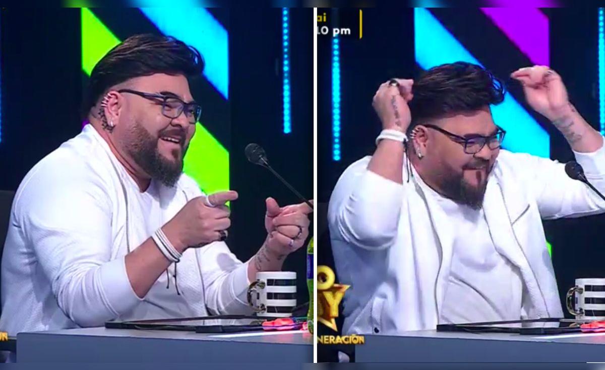 Ángel López sorprende al presentar singular look durante emisión de Yo ...