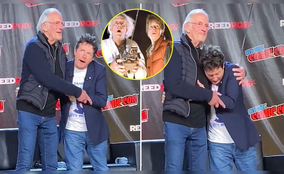 Michael J. Fox y Christopher Lloyd se reúnen tras 37 años de Volver al ...