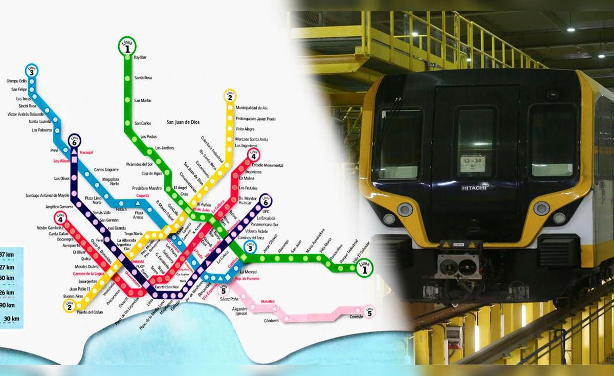 Metro de Lima: estas son las rutas y estaciones que tendrá el nuevo ...