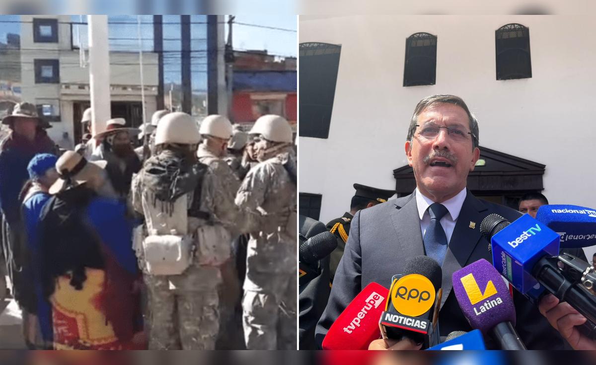 Puno | Ministro de Defensa sobre el retiro de soldados durante ...