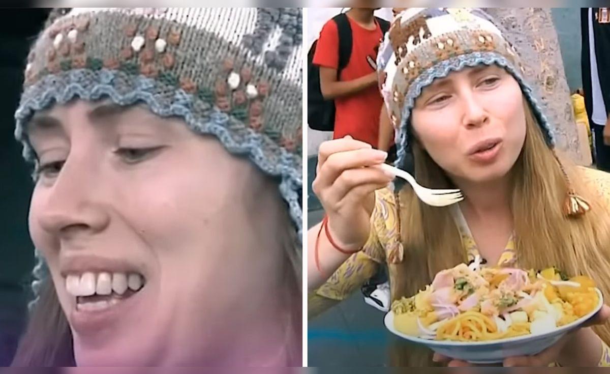 YouTube viral | Joven rusa en Perú come por primera vez en los ...
