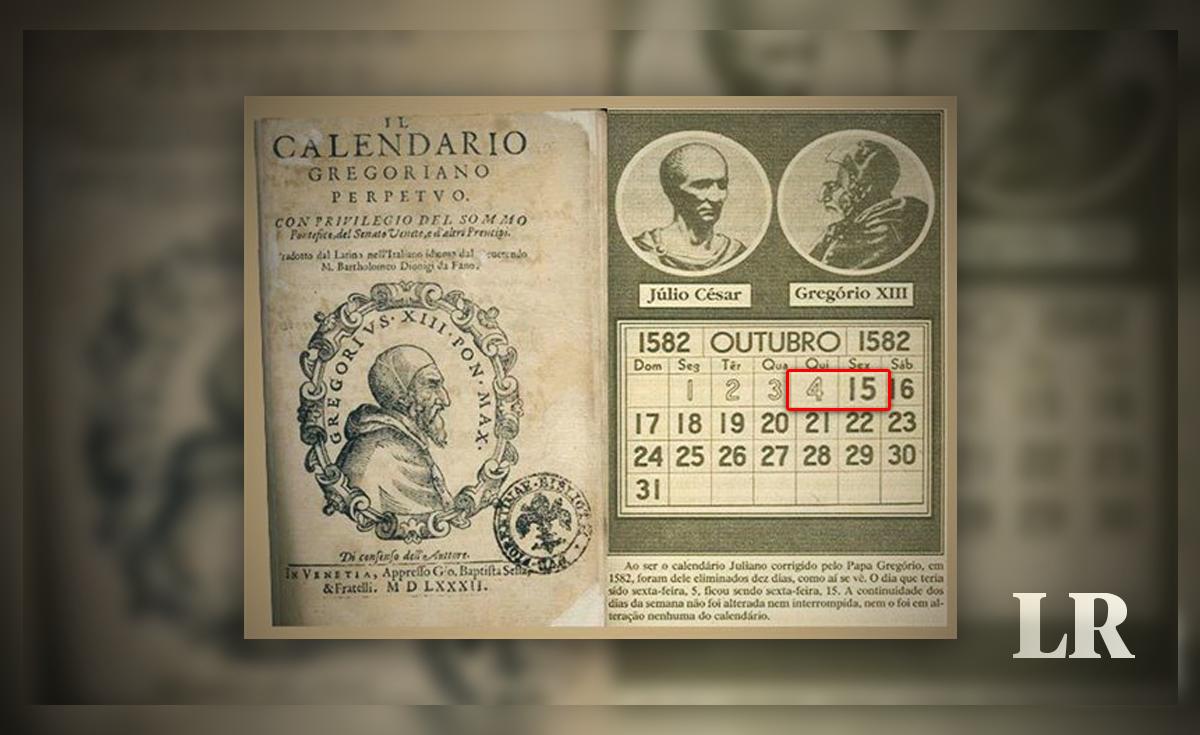 Octubre de 1582, cuando la humanidad desapareció 10 días del calendario ...