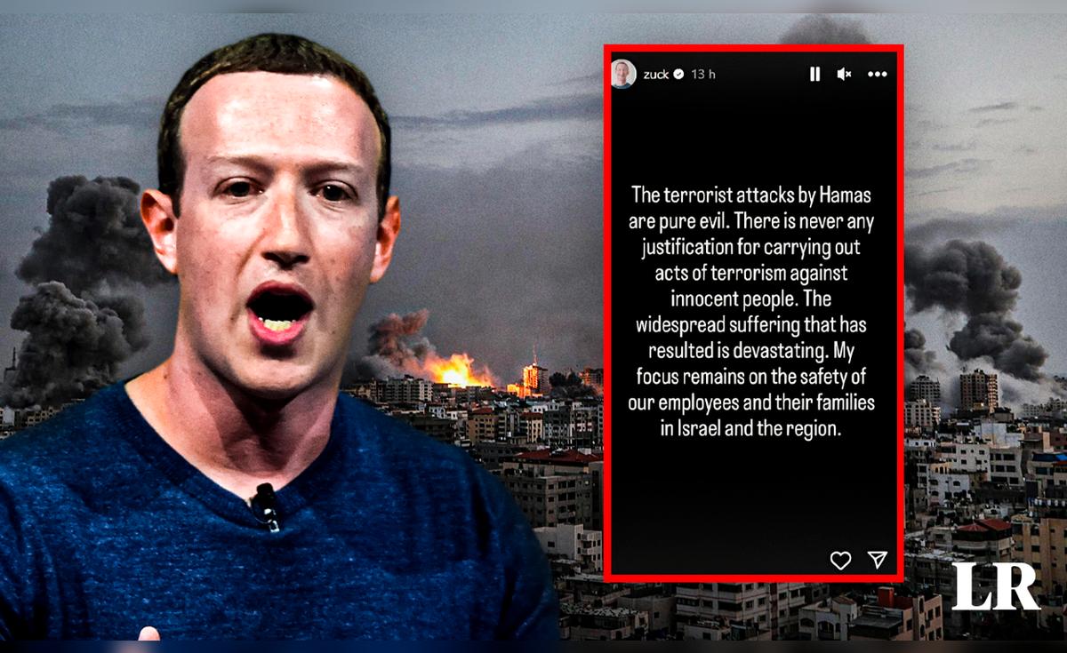 Mark Zuckerberg sobre conflicto entre Israel y Palestina: “Ataques ...