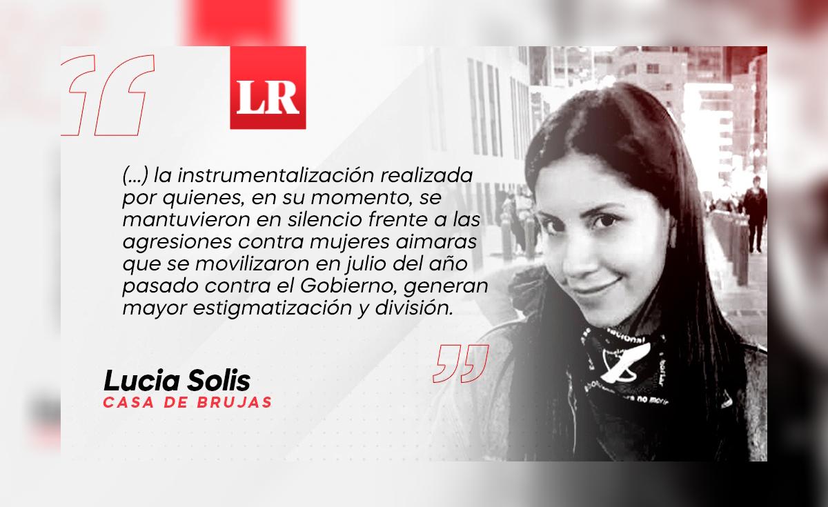 Complejizar la tensión, por Lucia Solis | Opinión | La República