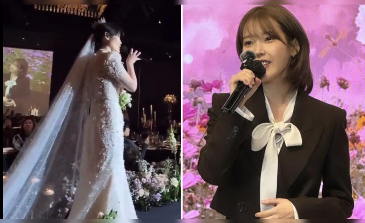 IU sorprendió a su corista en su boda cantándole y fans la halagan ...