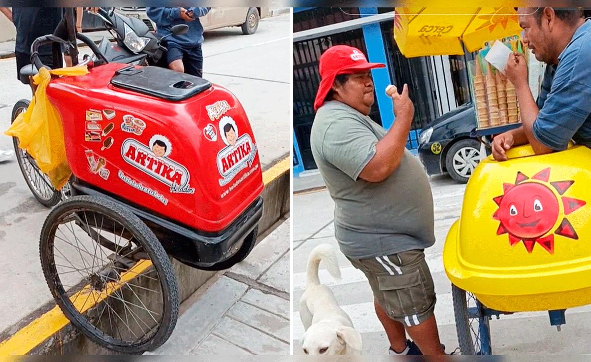 TikTok viral | Captan a heladero de Artika comiendo un barquillo de D ...