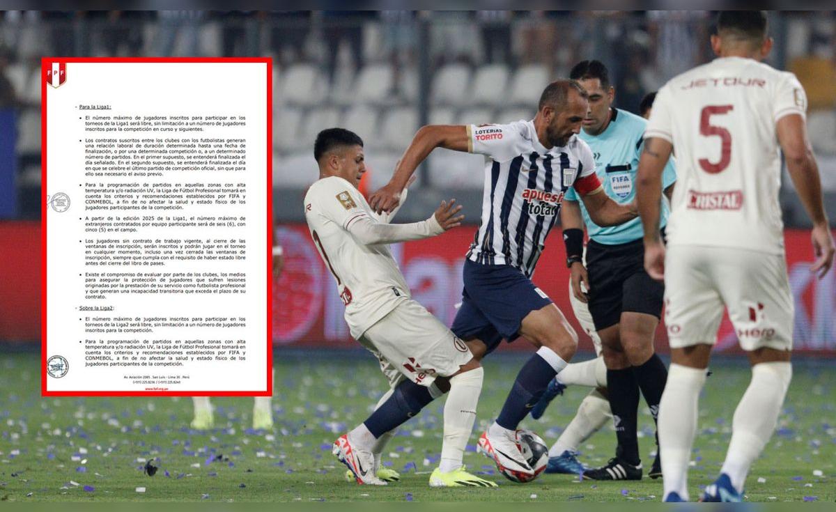 FPF modifica las bases del reglamento: clubes de Liga 1 y Liga 2 podrán ...