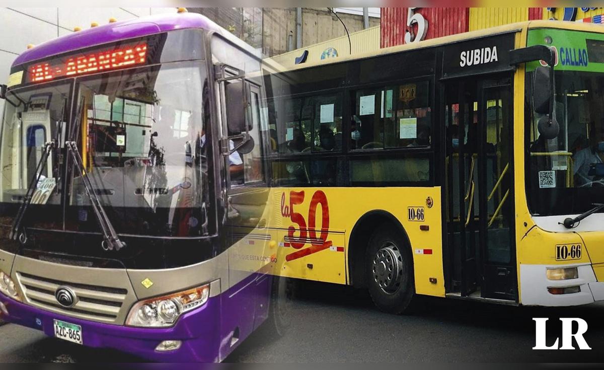 ATU: Línea 50 no regresará a ruta de Corredor Morado por multas y deuda ...