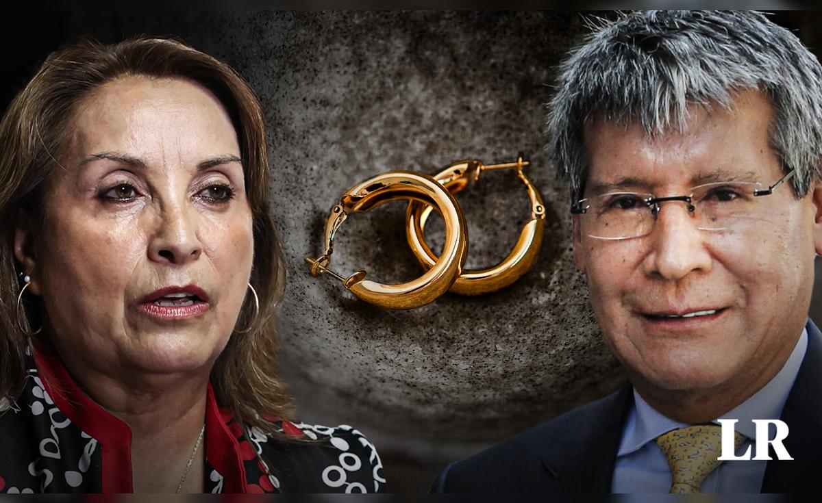 Dina Boluarte: Fiscalía incauta aretes de oro que compró Wilfredo ...