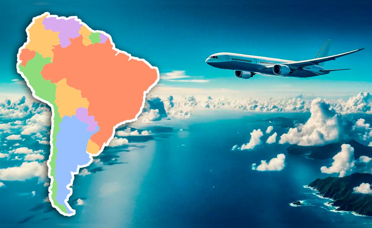 Un vuelo hacia un país de Sudamérica es el más largo del mundo sobre el ...