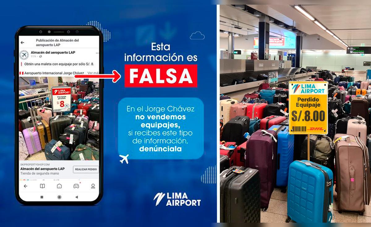 ¿El aeropuerto Jorge Chávez está vendiendo equipajes olvidados a S/8 ...