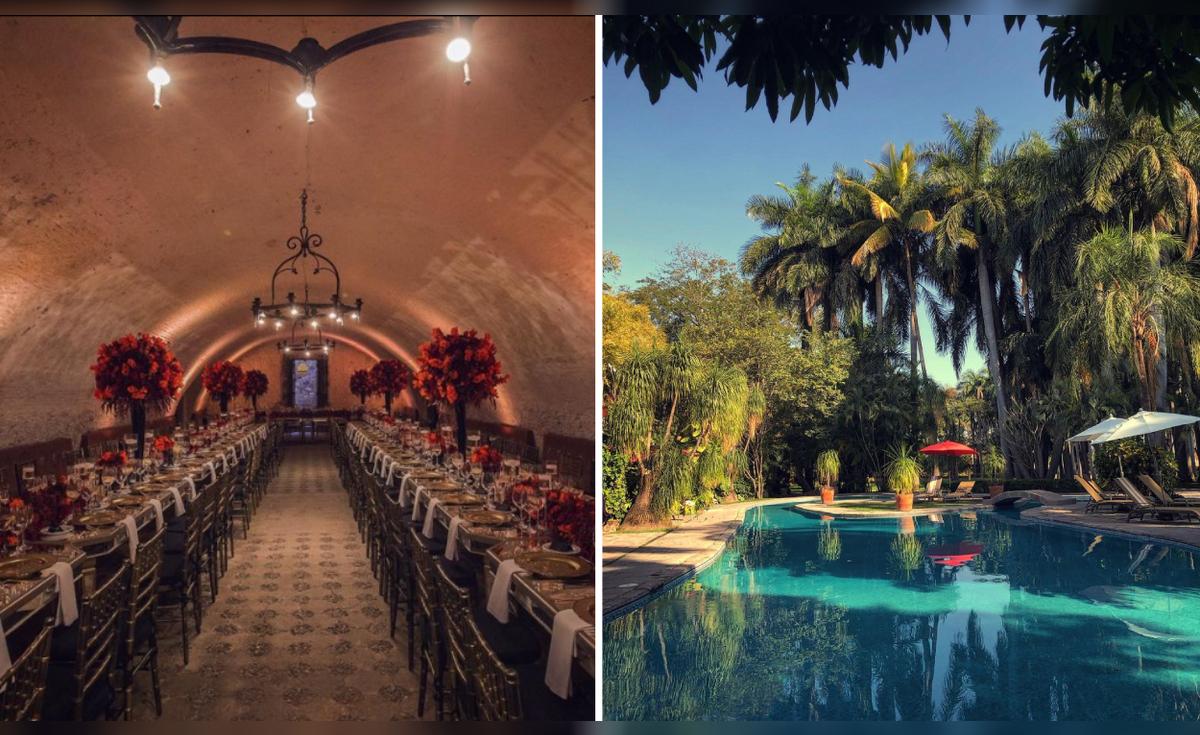Hacienda San Gabriel de las Palmas albergó la boda de Nodal y Ángela ...