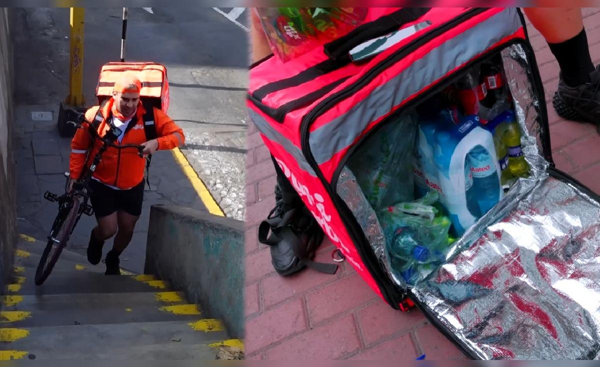 Peruano graba su primera experiencia como repartidor y usuarios ...