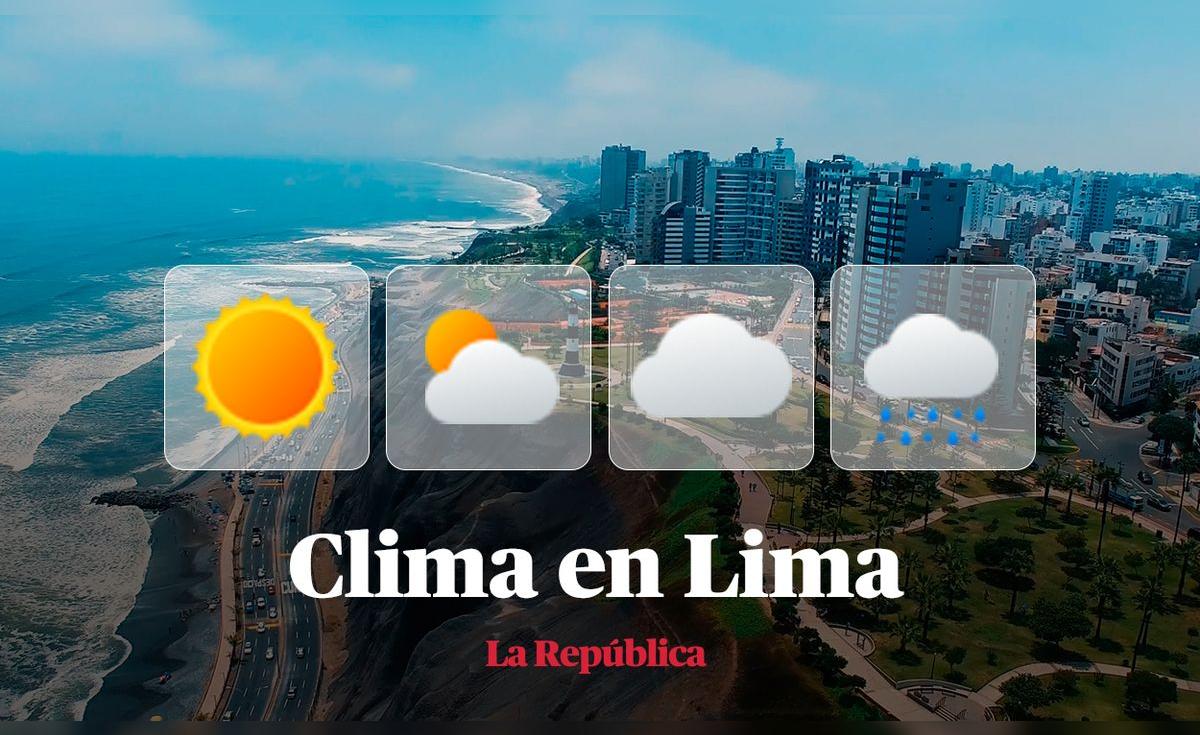 Clima en Lima, vía Senamhi: temperaturas máximas y mínimas por ...