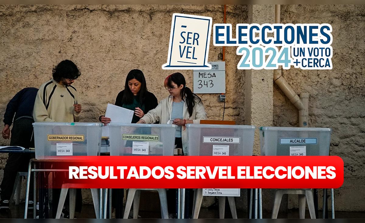 Resultados SERVEL: LINK de primer reporte de las elecciones municipales ...