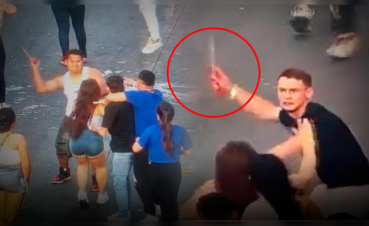 Hombres se enfrentan con cuchillos a la salida de ‘video pub’ en Ate ...