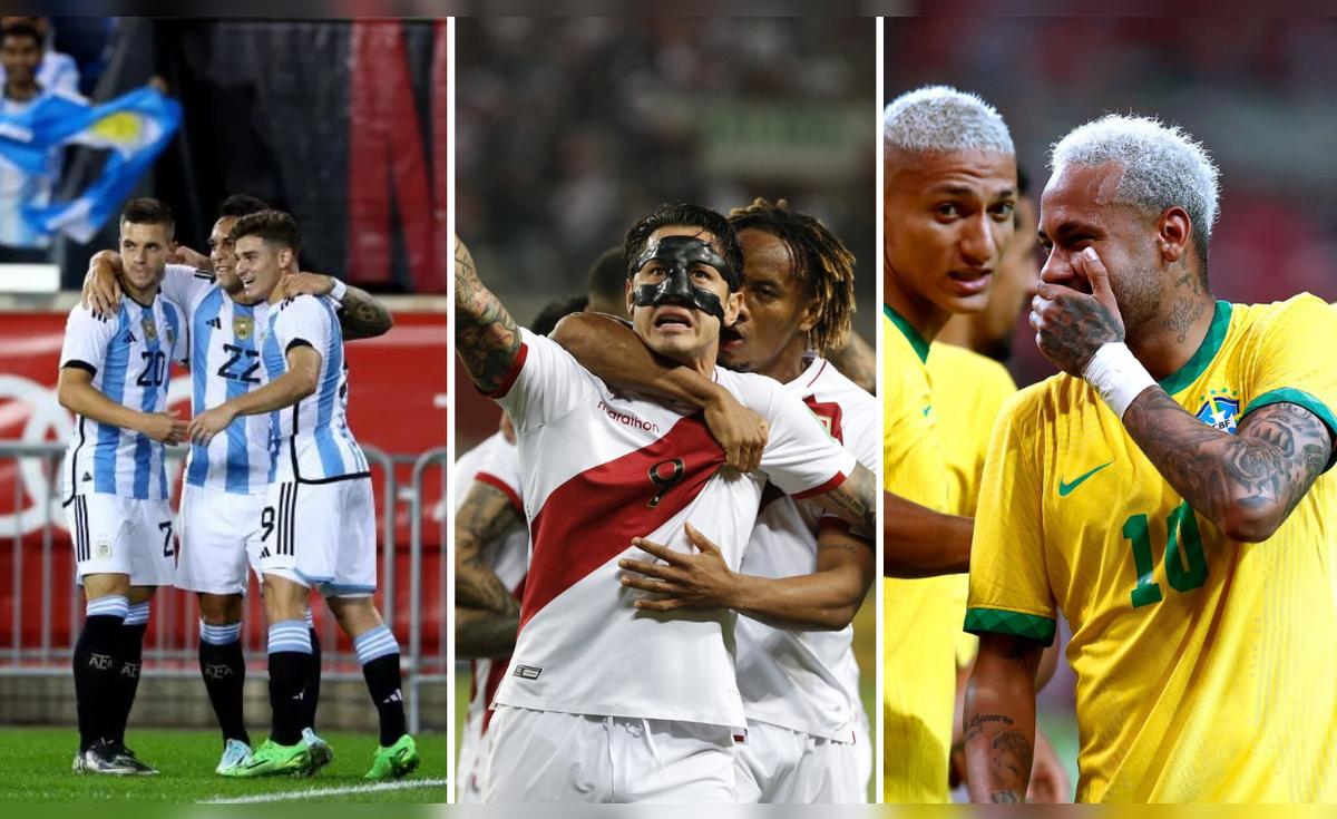 Estos son las 6 mejores selecciones de Sudamérica, según la FIFA ...