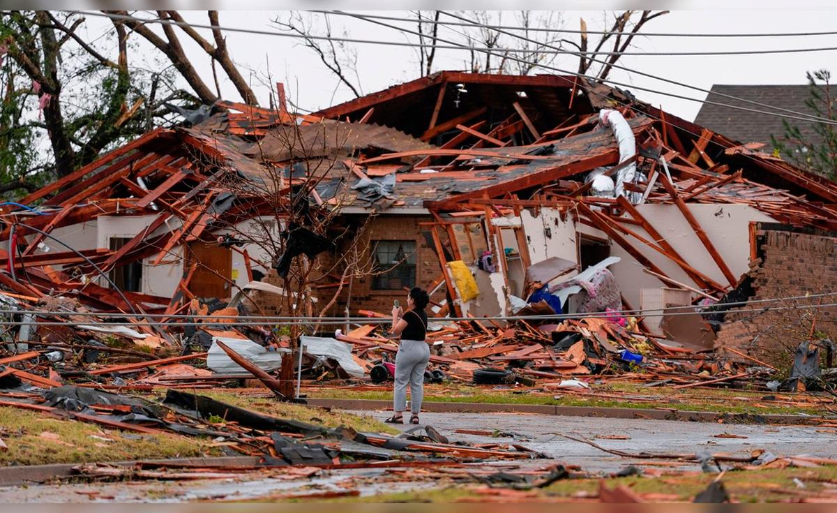 Familia sobrevivió a un devastador tornado EF-3 en Estados Unidos tras ...