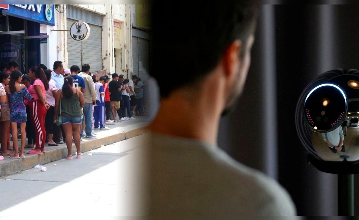 Piuranos forman colas para escanear el iris de sus ojos por S/210 en ...