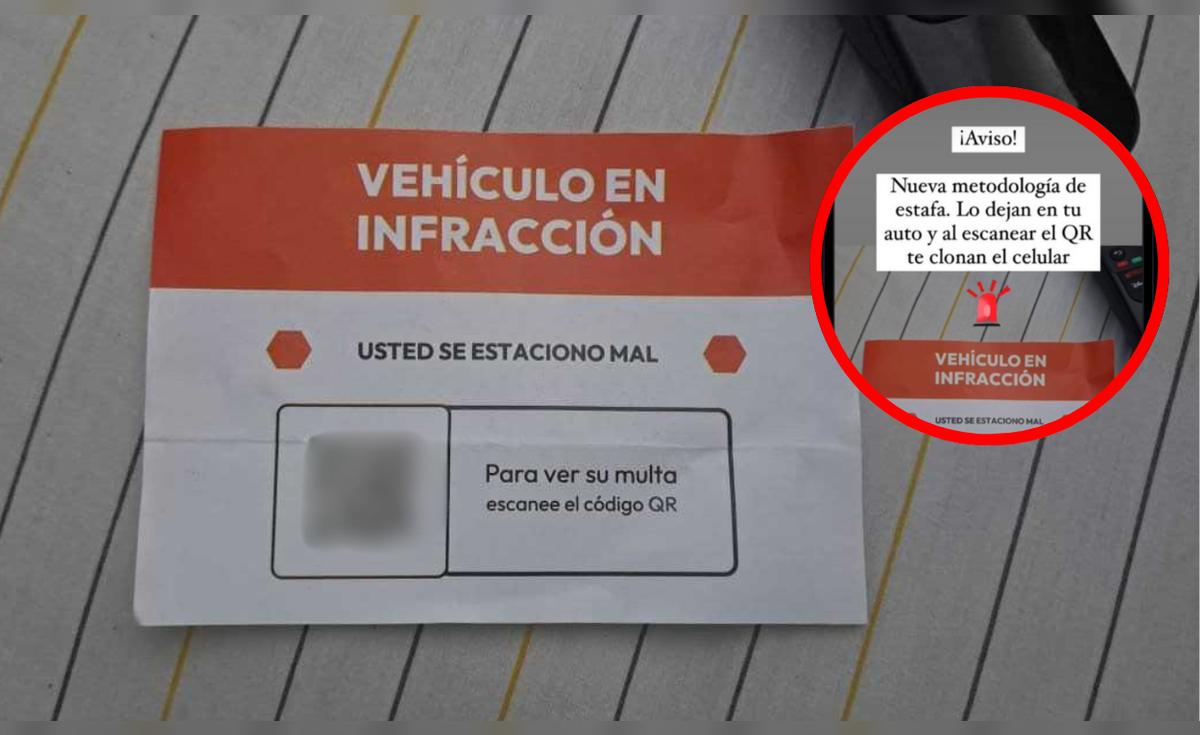 Falsos QR: la nueva estafa digital que simula ser una multa de tránsito ...