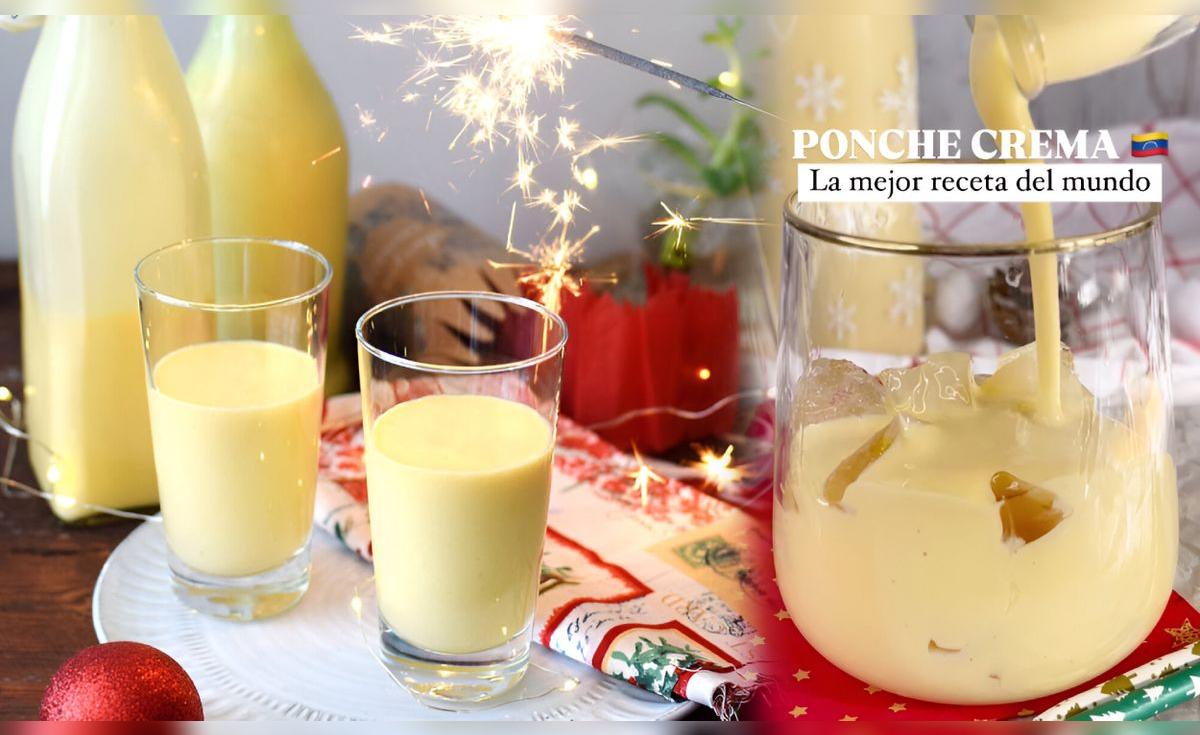 Receta de Ponche crema con flan: ¿cómo preparar la tradicional bebida ...