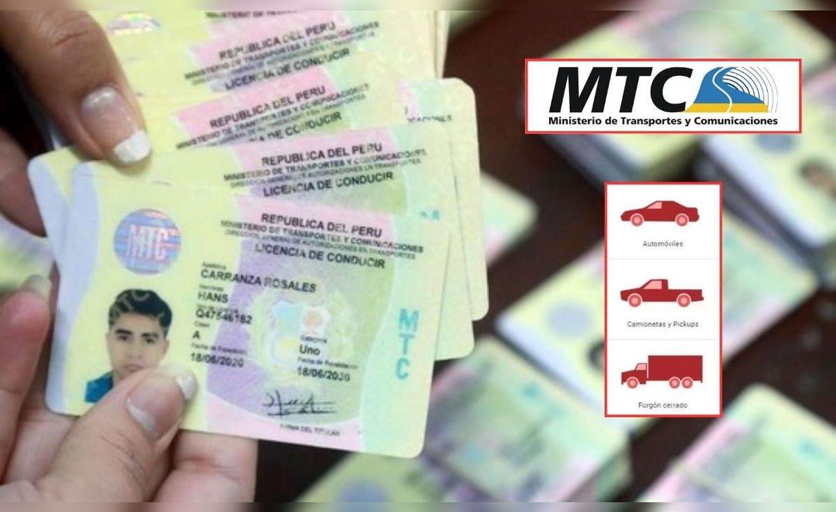 MTC brinda la lista oficial de vehículos que puedes conducir en Perú ...