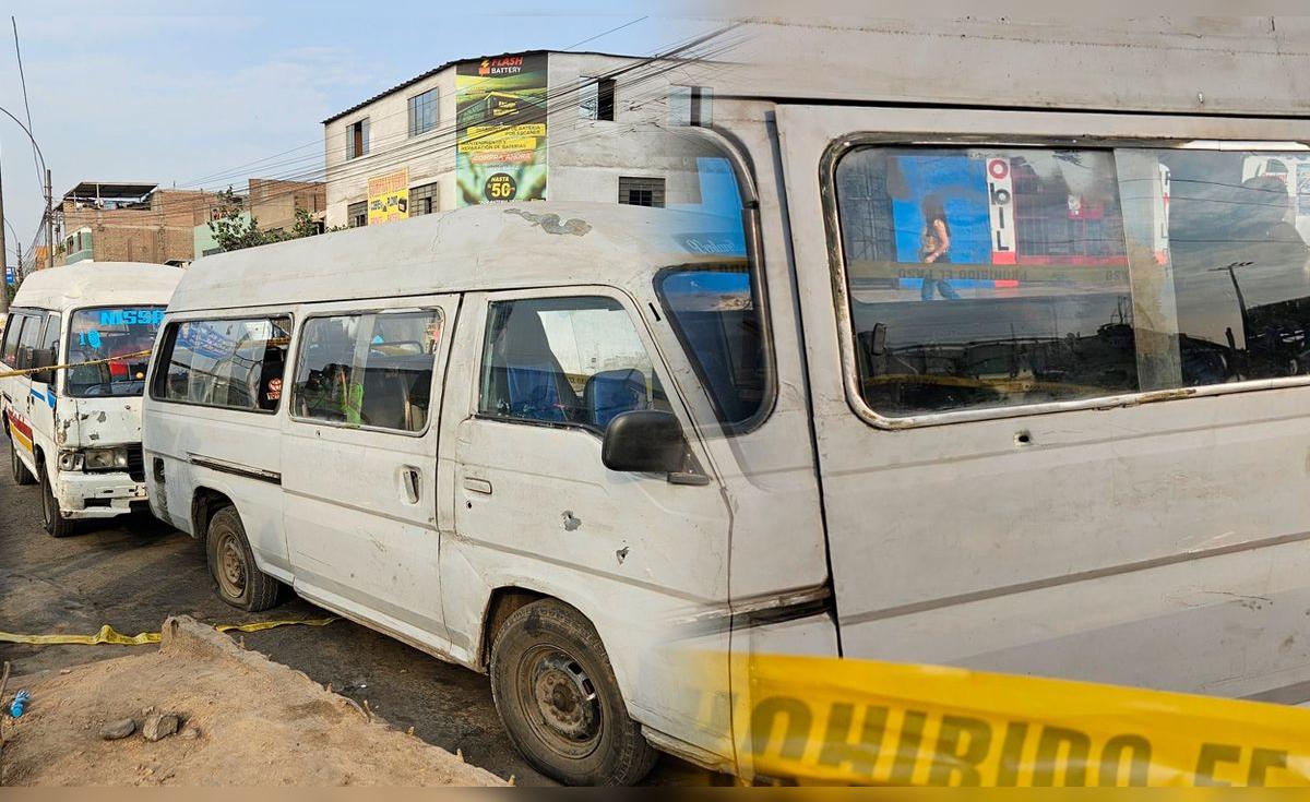 Extorsionadores disparan contra paradero de combis en El Agustino y dejan amenaza: "No andamos ...