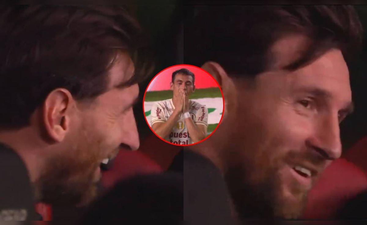 Lionel Messi estalló de risa tras el penal errado de Jairo Vélez en ...